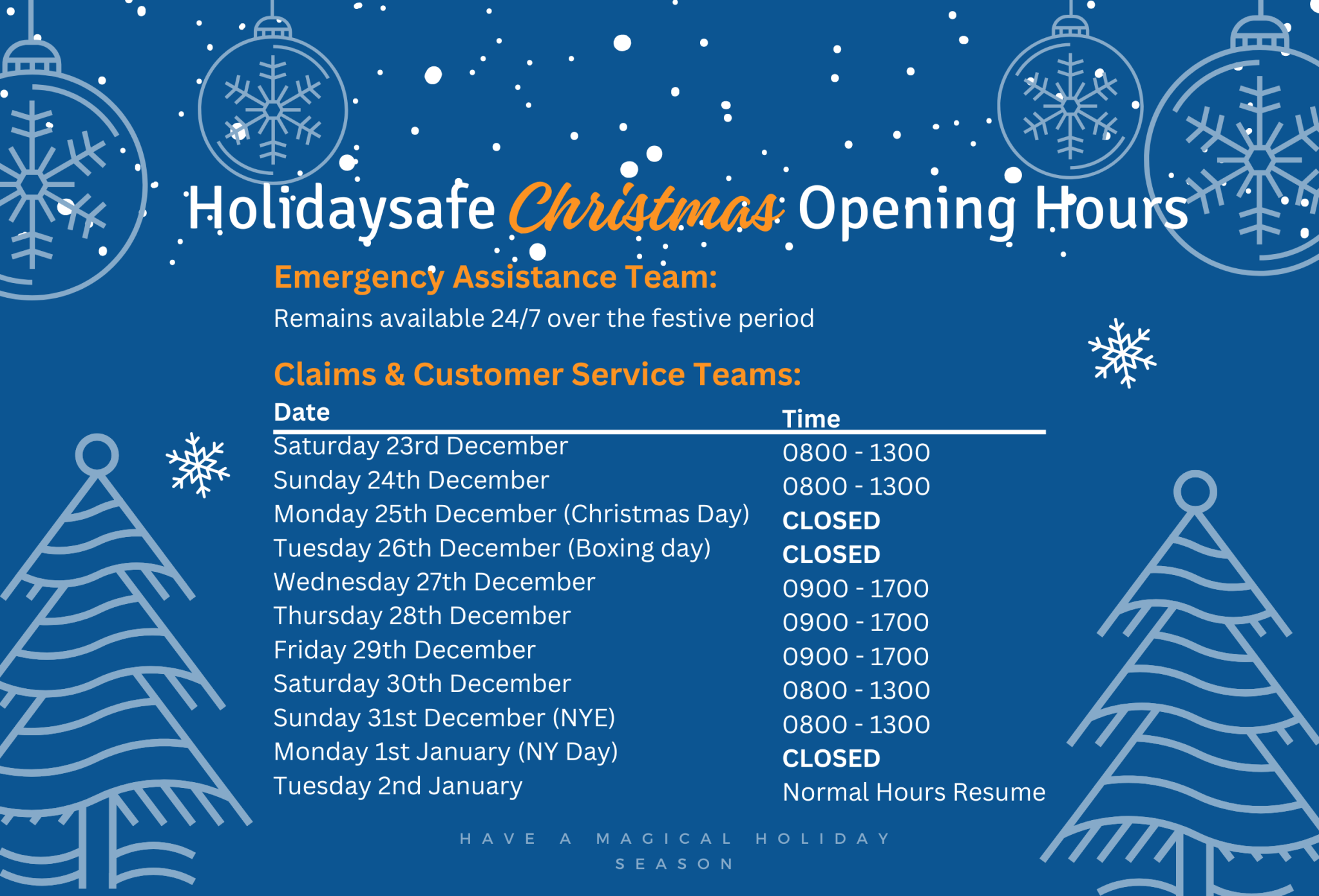 Contact Our Friendly Team Today - Holidaysafe Travel Insurance